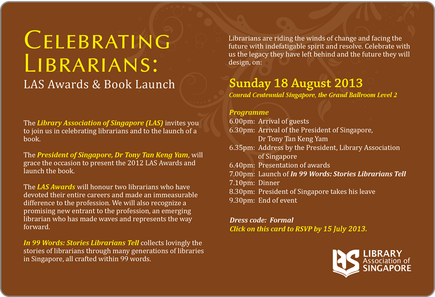 Celebrating Librarians: LAS Awards & Book Launch - Library ...